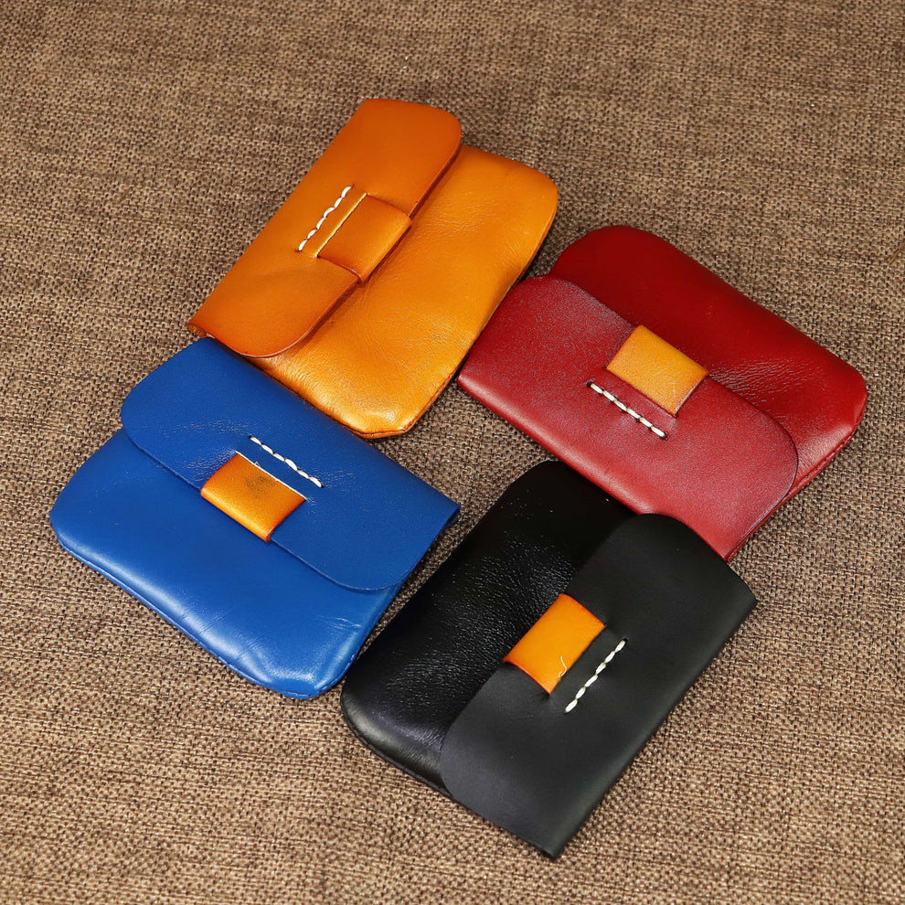 Authentic Leather Handmade Wallet | Capable of Storing Coins, Change ...